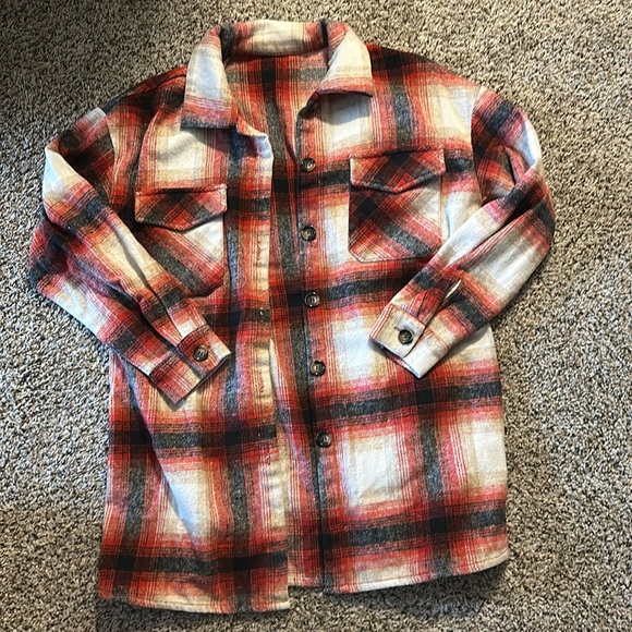 Jackets & Coats | Red Shacket | Poshmark